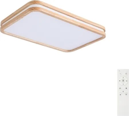 BRILAGI - LED Stmív. svítidlo MOLINA SQUARE LED/54W/230V dub 60x40 cm + DO