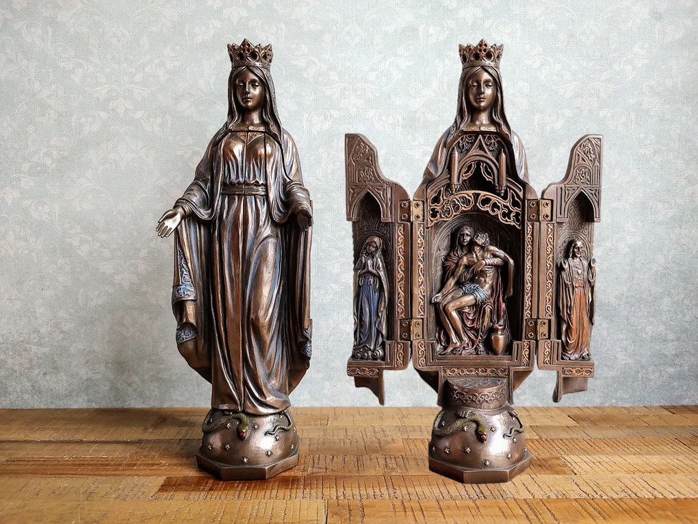 Panna Maria – triptych, katolická soška Veronese WU75630A4