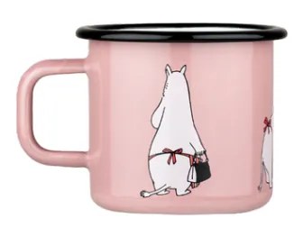 Smaltovaný plecháček Moominmamma Pink 3,7 dl Muurla