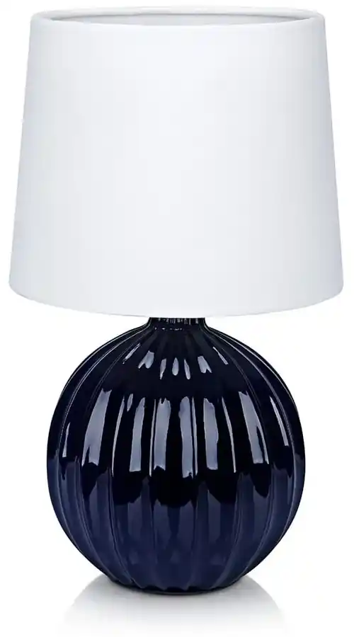 Modro-bílá stolní lampa Markslöjd Melanie | BIANO