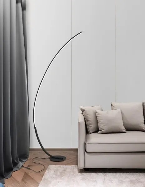 LED stojací lampa Premium 26 černé