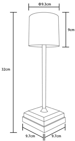 Globo 58487S - LED Stmívat dot nabíj stolní lampa DIXON 1,5W/5V 2200 mAh béžová