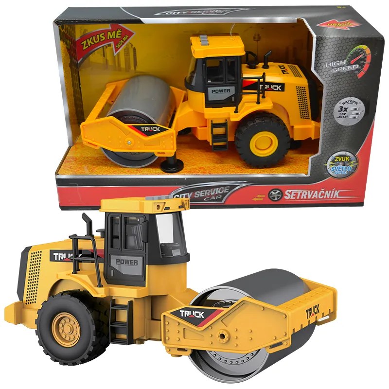 CITY SERVICE CAR - 1:16 Silniční válec