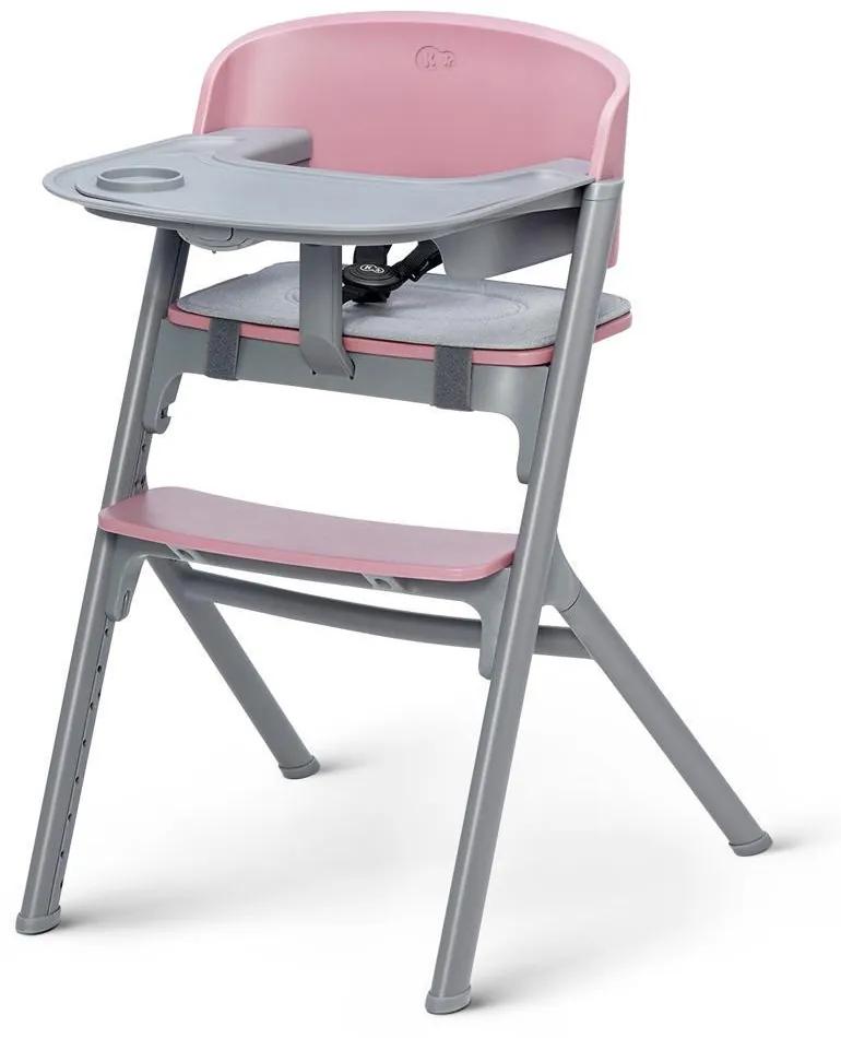 Kinderkraft Židlička jídelní 3v1 Premium Livy Aster Pink