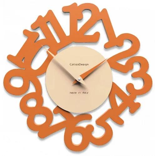 Designové hodiny 10-009 CalleaDesign Mat 33cm (více barevných variant) Barva grafitová (tmavě šedá)-3 - RAL9007