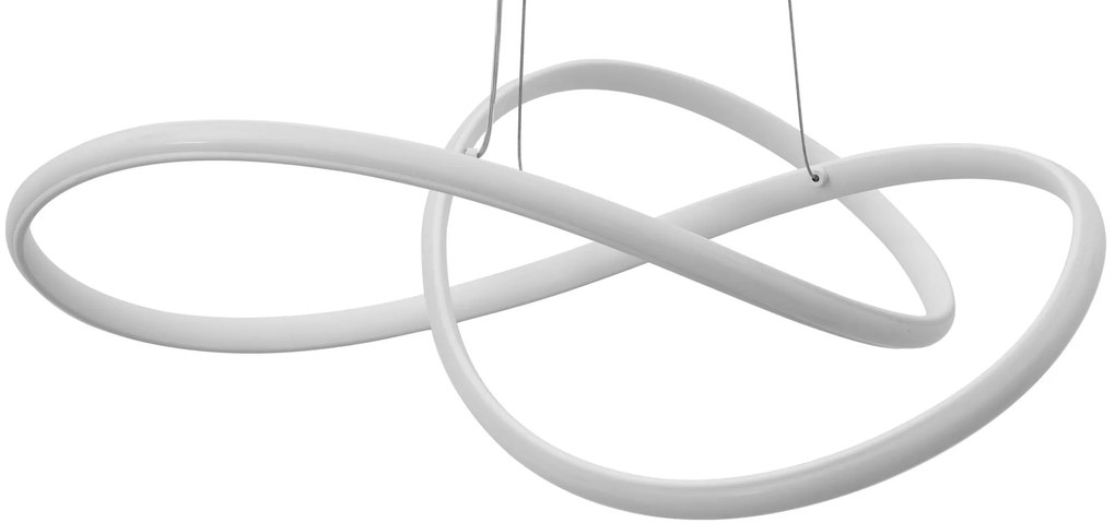Toolight - Ring, LED závěsné svítidlo + dálkové ovládání APP396-CP, bílá, OSW-06912