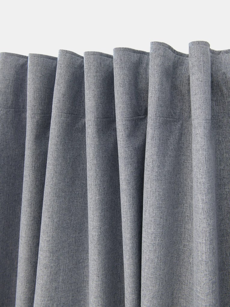 Sinsay - Sada zatemňovacích závěsů na řasící pásce 2 pack - šedá