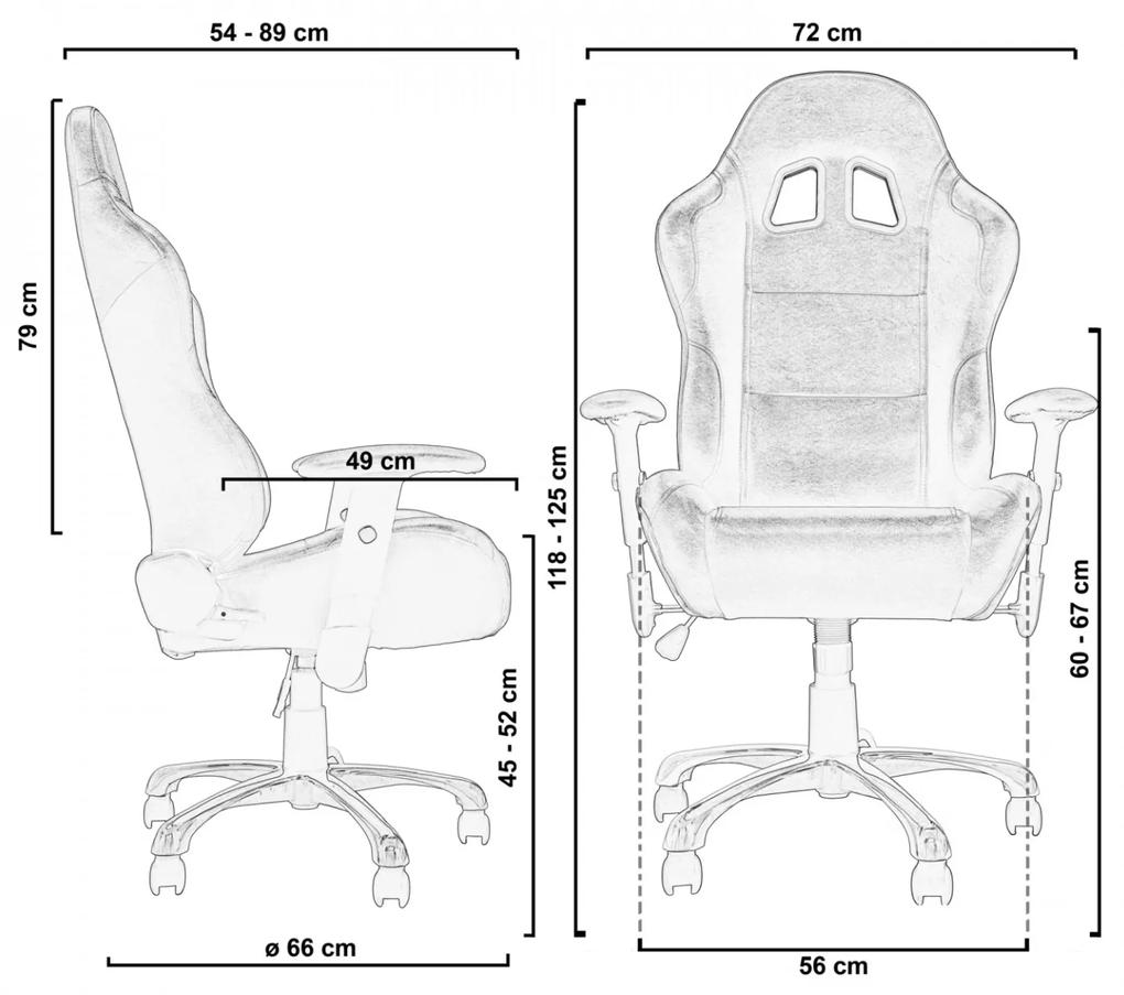 Goleto Kancelářská židle RS Series Two | žluto-černá