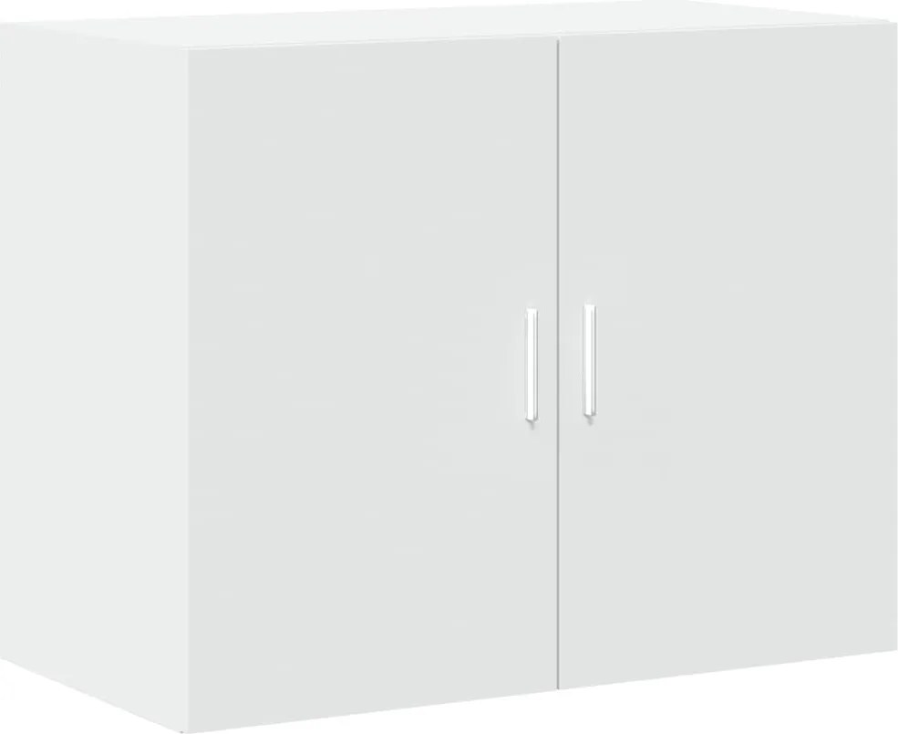 Skříň highboard bílá 80 x 42,5 x 249 cm kompozitní dřevo 3281364