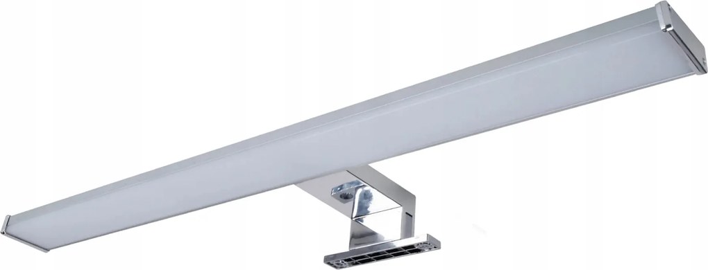 Koupelnová Nástěnná Lampa Chrom 3v1 Led 12W 60CM IP44 Na Zrcadlo Skříňku Nebo Stěnu