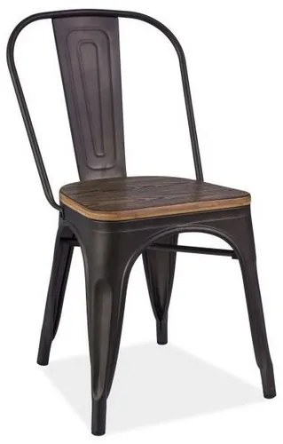 Jídelní židle Loft tmavý ořech