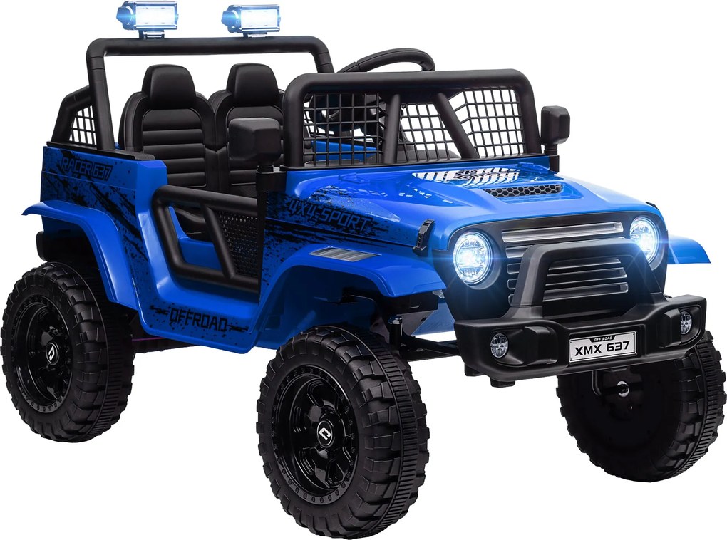Dětské elektrické auto AIYAPLAY, 12V, 3-5 km/h s dálkovým ovládáním 2.4G, tlumič, elektrické vozidlo s hudbou, světlomety, klakson, MP3, elektrické au