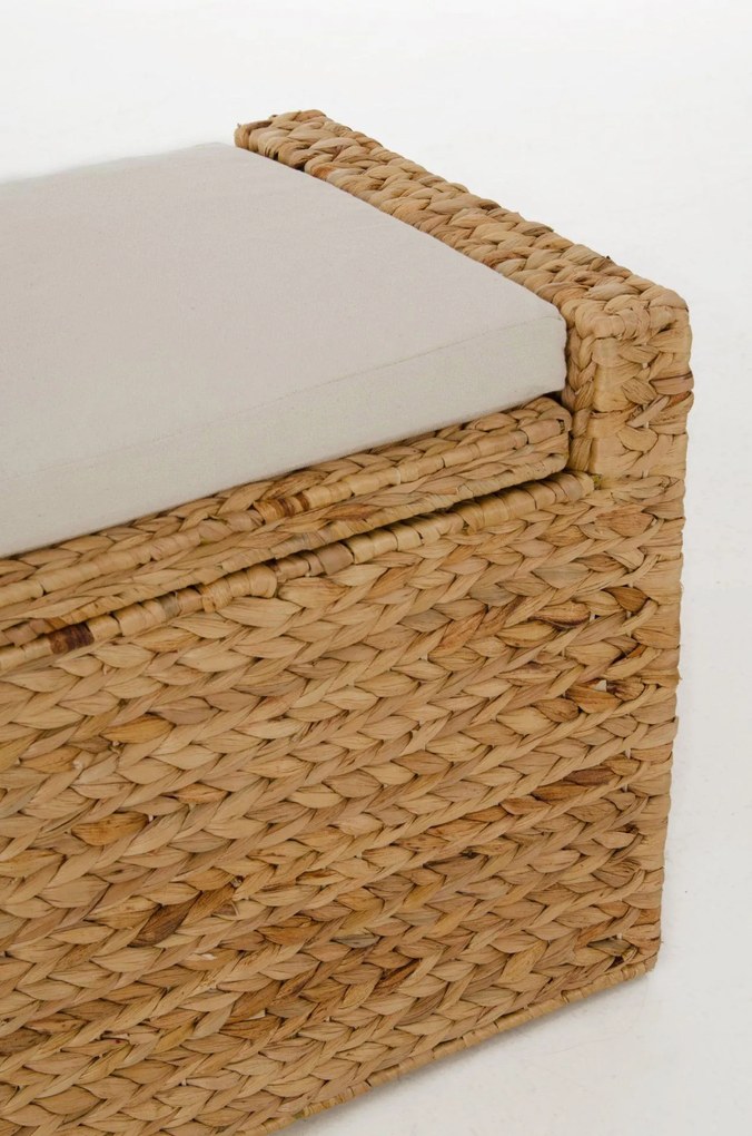 Sedací lavice COMBO, vodní hyacint, šířka 100 cm, natur