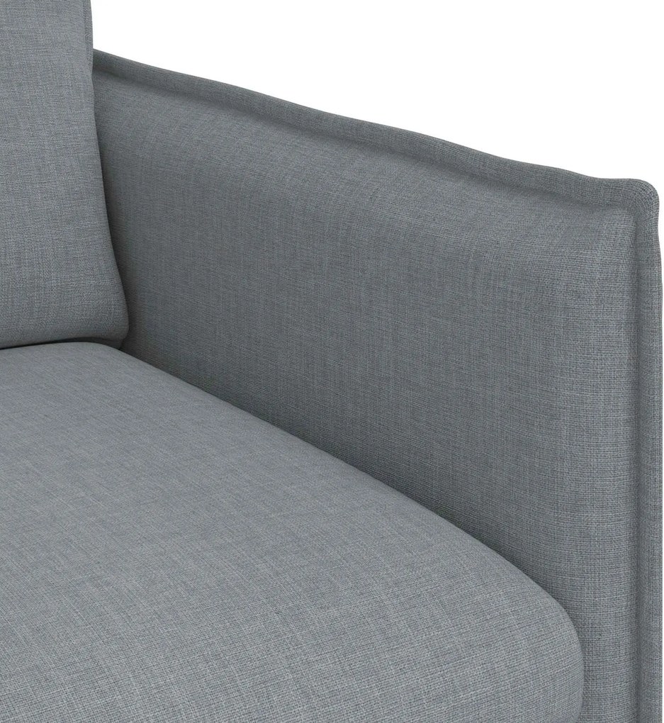 Set pohovek 2 ks Světle šedá Textil 3407611