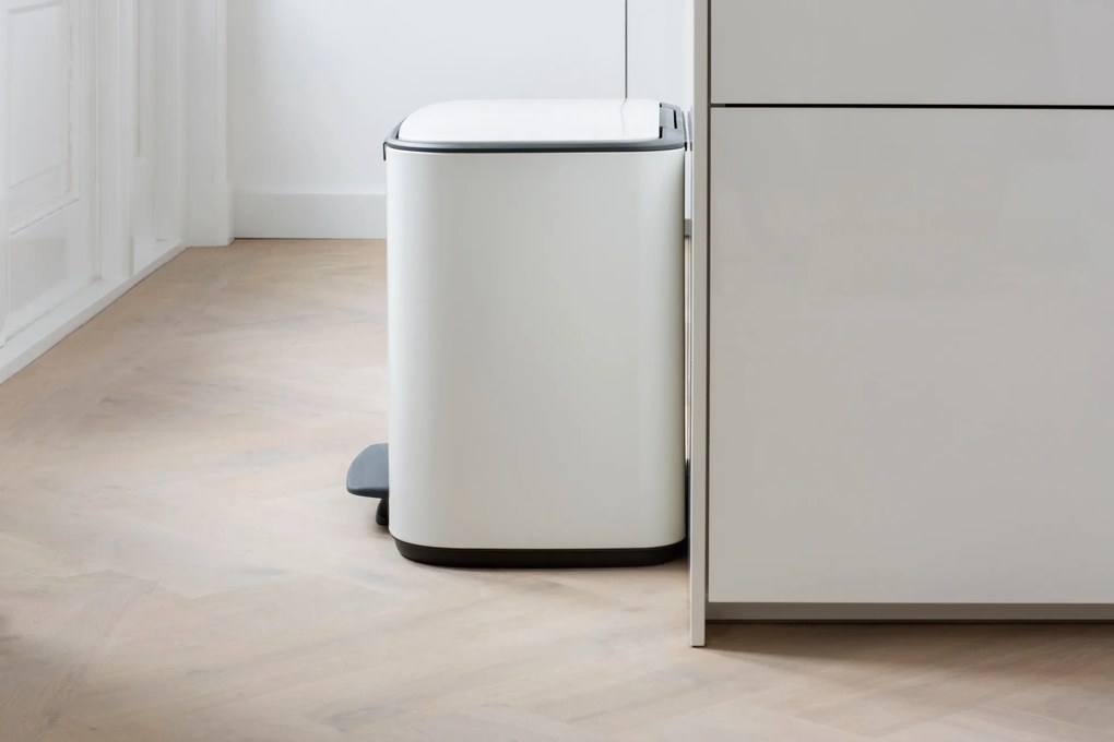 Brabantia BO pedálový koš 3x11L bílá