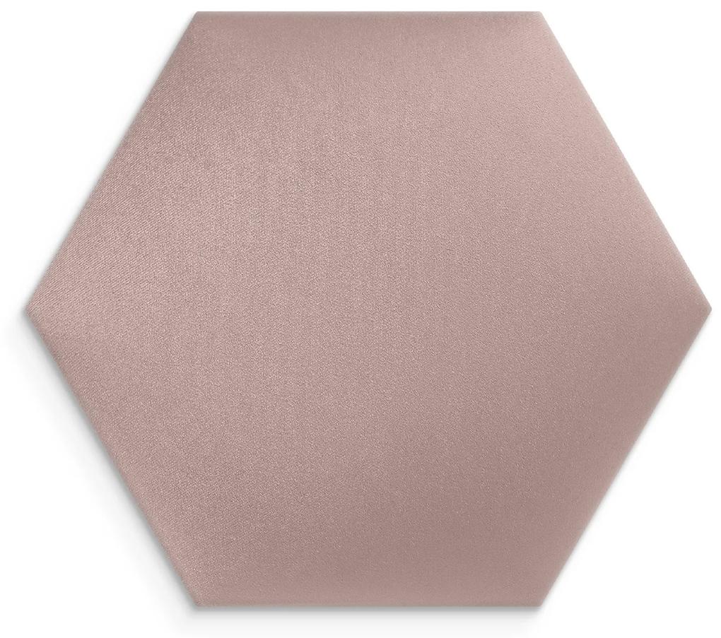 Čalouněný panel - Šestiúhelník - 40x35cm Barva: Mořská zeleň