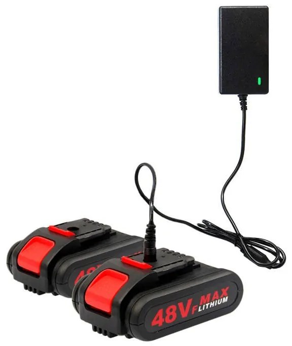 AKU Zahradní nůžky elektrické + 2 x baterie