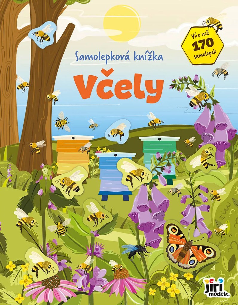 JIRI MODELS Samolepková knížka Včely 170+ samolepek 9