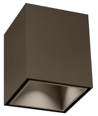 Wever & ducré čtvercové stropní stropní svítidlo box mini ceiling surf 1.0 led 1800-3000k q-q tree bronz