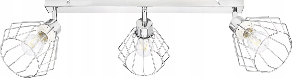 Lampa stropní svítidlo lustr pohyb loft drát briliant chrom