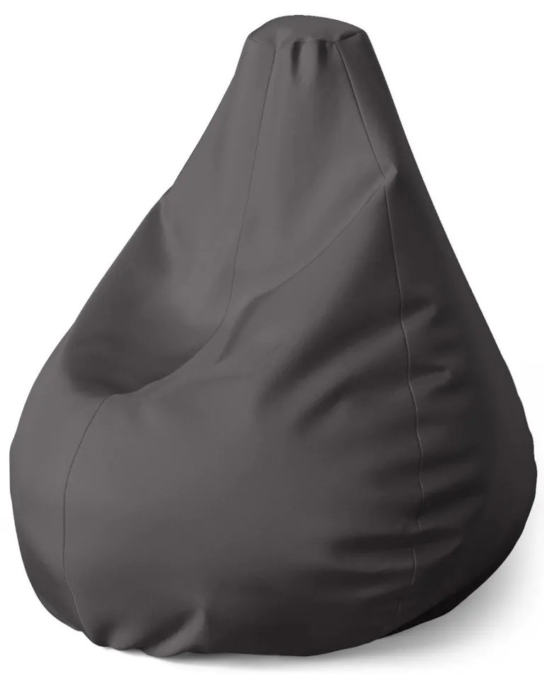 Sedací vak Pear charcoal - dětský, antracit
