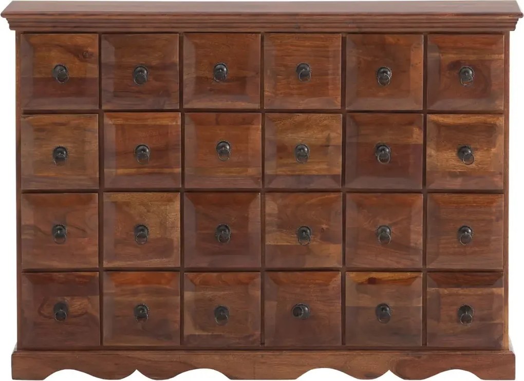 furniture-nabytek.cz - Komoda Meridan akácie 24 šuplíku