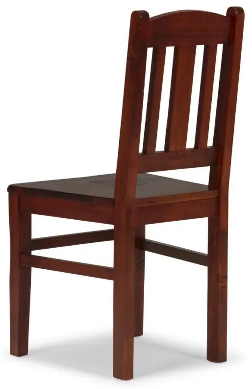 furniture-nabytek.cz - Sada 2 masivních dřevěných židlí Catello z borovice, hnědá, lakovaná