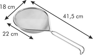 TESCOMA Sítko podlouhlé GrandCHEF 18 x 22 cm