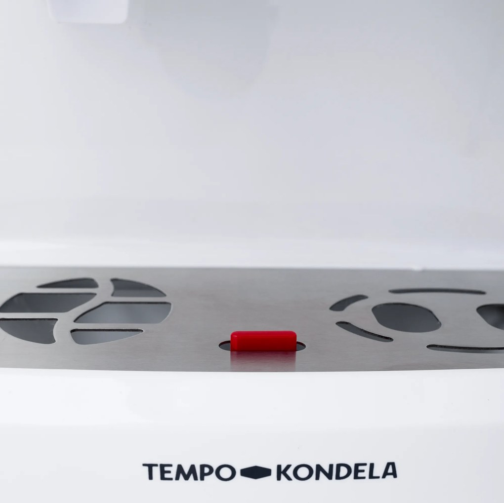 TEMPO-KONDELA BERNY, pákový kávovar s mlýnkem, bílá