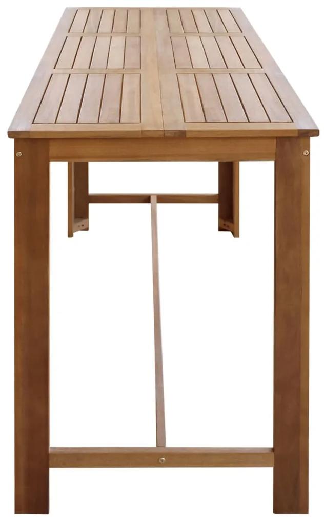 vidaXL Barový stůl z masivního akáciového dřeva 120 x 60 x 105 cm