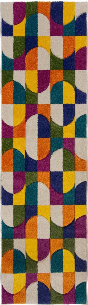 XXXLutz TKANÝ KOBEREC, 66/230 cm, vícebarevná Flair Rugs - Online Only koberce & rohožky - 003165009305