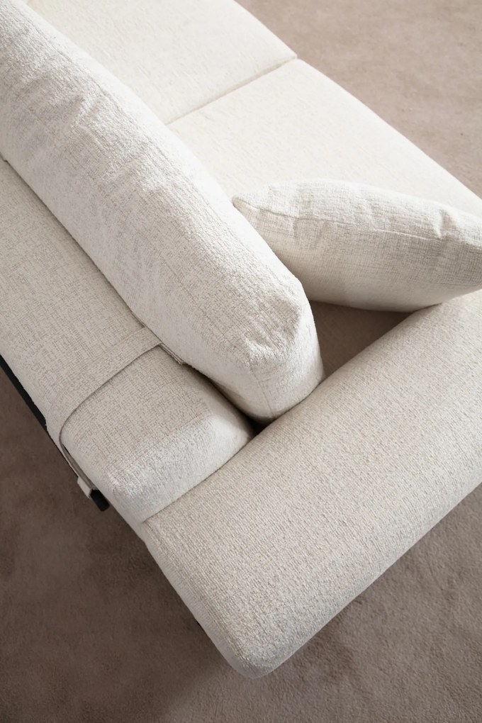 Hanah Home Třímístná pohovka ETI bílá 220 cm