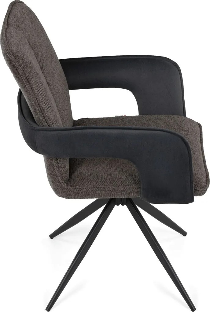 Autronic Jídelní židle otočná DCH-F1146 Barva potahu: Šedá