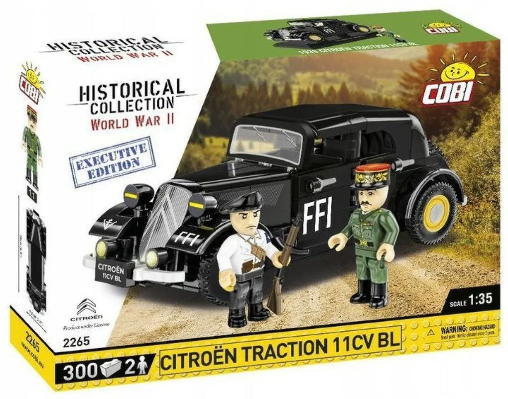Cobi 2265 wwii francouzský automobil citroën traction 11cv bl