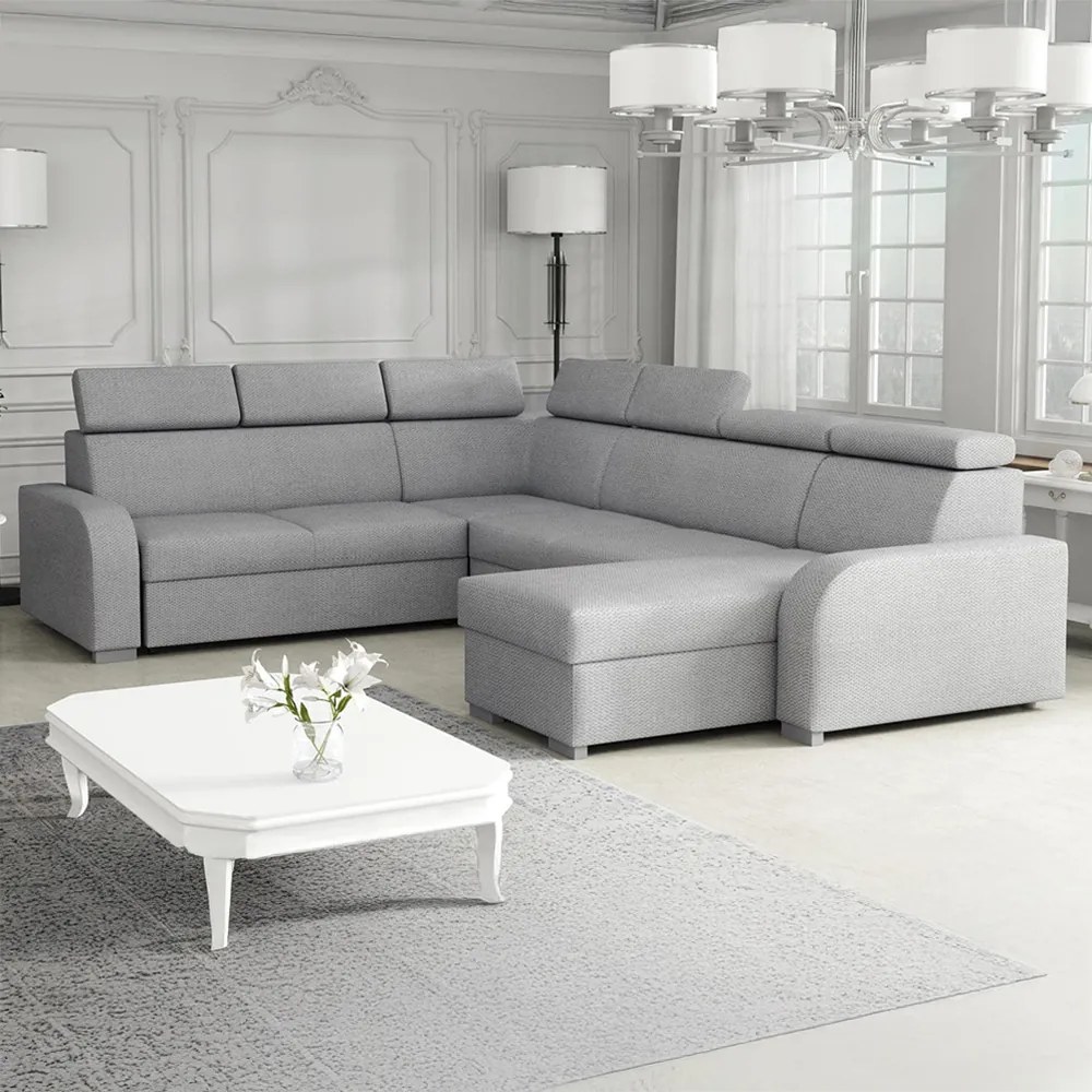 Sedací souprava OSLO U | 250x310x170 | rozkládací + 2x úložný prostor | VÝBĚR TKANIN