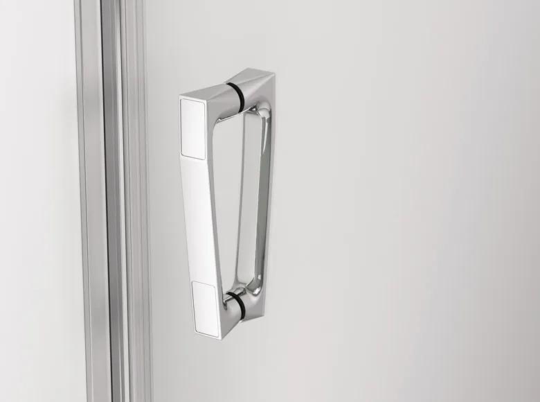 Sanswiss CADURA CA31C jednokřídlé sprchové dveře 120 cm Šířka: 1200 mm, Profil: Zlatá, Sklo: Hladké čiré