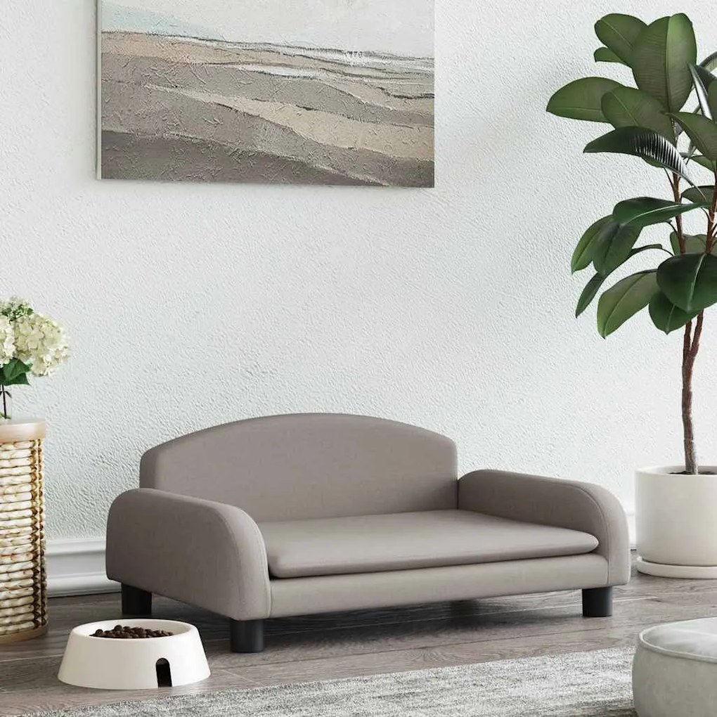 Pelíšek pro psy taupe 70 x 45 x 30 cm textil 171963
