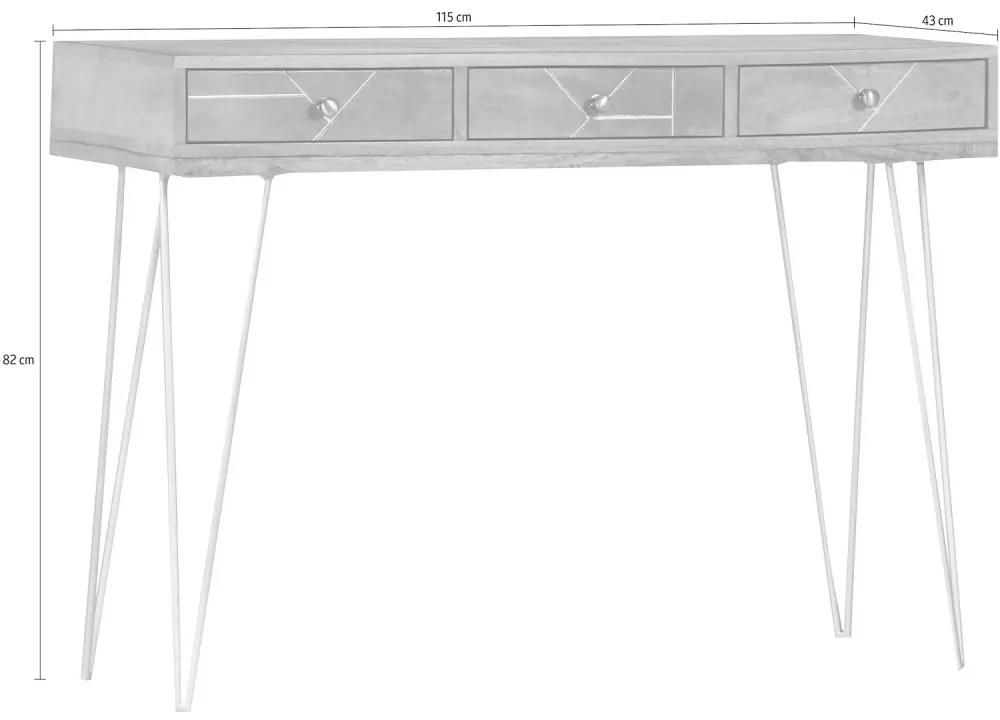 Massive home | Designový konzolový stolek Sunshine mango MH62584