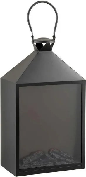 LED dekorace lucerna COZY WARM 55x30 cm, černá