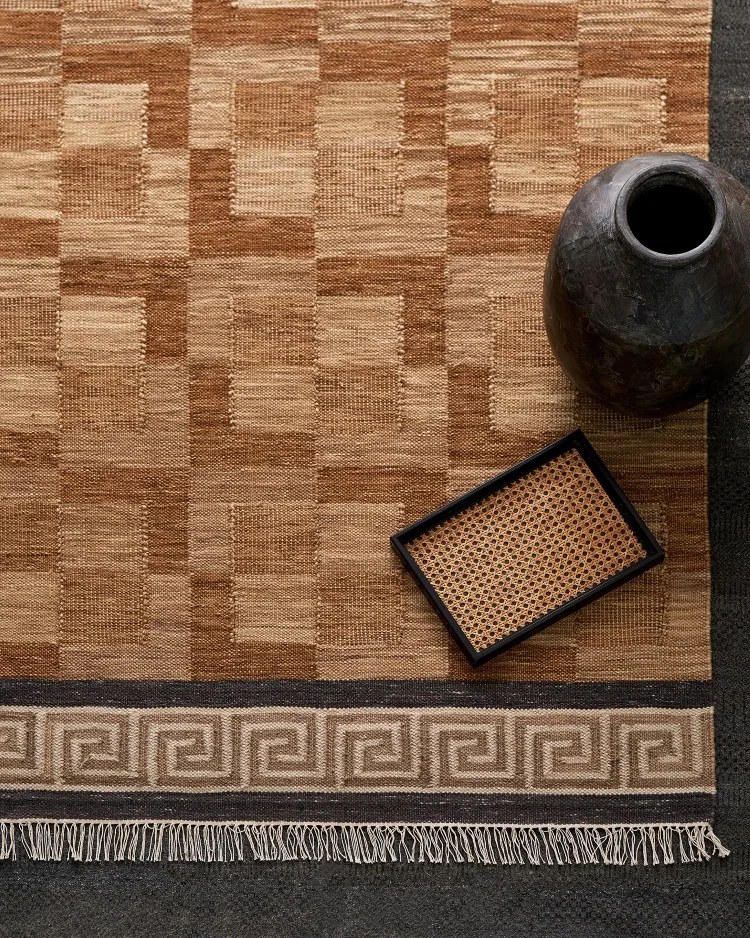 Diamond Carpets India, Ručně vázaný kusový koberec Greta Roma DE 2254 Multi Colour, 240x300, hnědá, chodba / předsíň