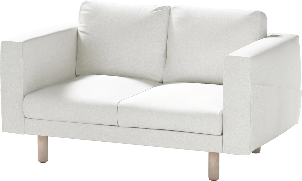Potah na pohovku IKEA Norsborg 2-místná barva krémová látka pletený vzor