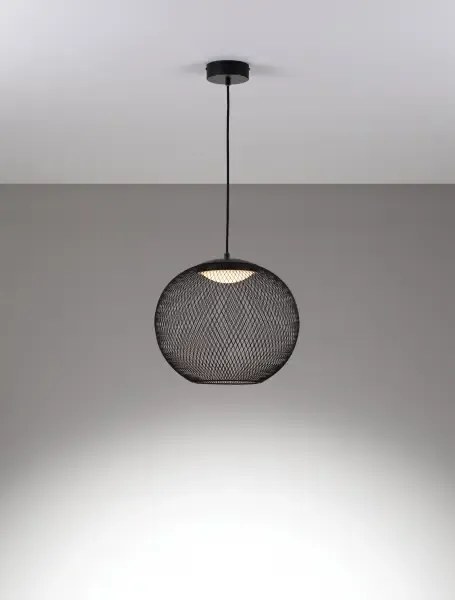 LED černá designová svítilna Kinetic 164