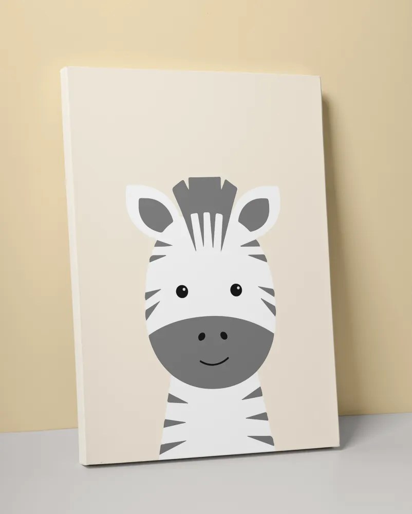 Plakát / Obraz Zebra Pololesklý saténový papír 210 g/m² A4 - 21 x 29,7 cm