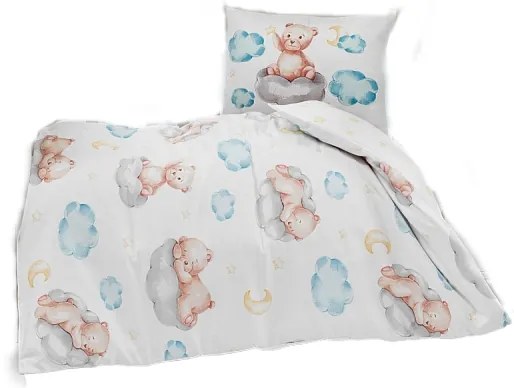 Matějovský povlečení Baby Bears Rozměr: 100 x 135 cm, 40 x 60 cm