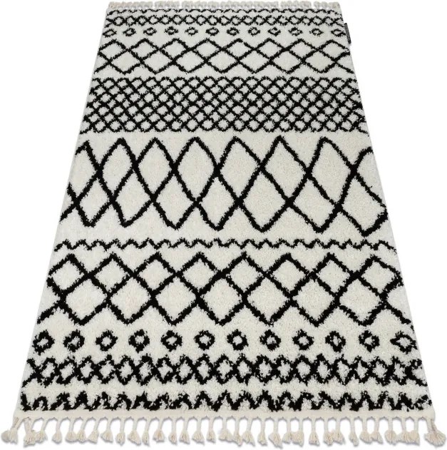 Koberec PROMO BERBER SAFI N9040 bílý / černý