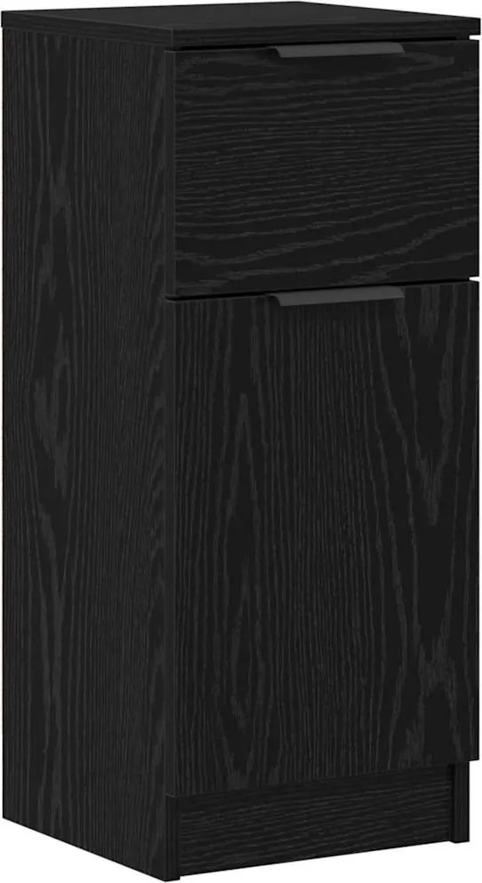 Servírovací skříň 3 ks Černý dub 121 x 30 x 70 cm 3332538