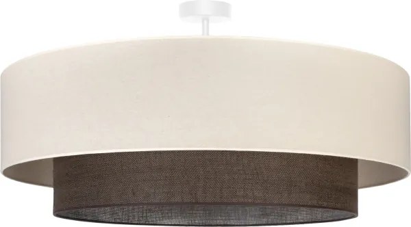 Brilagi - LED Přisazený lustr BOHO STYLE 3xE27/15W/230V pr. 80 cm krémová/hnědá