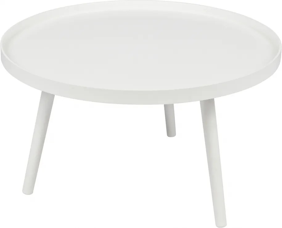 Konferenční stolek Mireli 60 cm, bílá