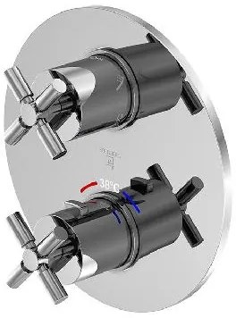 Steinberg 250 - Termostatická baterie pod omítku pro 3 spotřebiče, chrom 250 4123 3