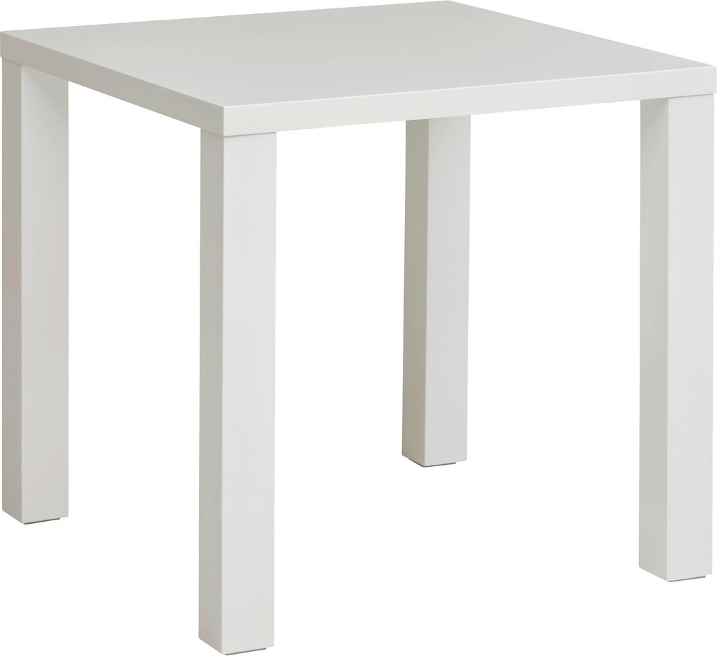 XXXLutz JÍDELNÍ STŮL, vysoce lesklá bílá, 80/80/75 cm P & B - Online Only jídelní stoly - 002858001901
